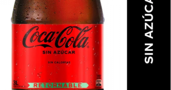 COCA COLA ZERO RETORNABLE 3 LITROS